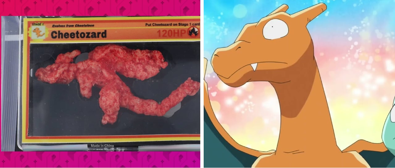 La obsesión por Pokémon alcanza nuevos niveles: un Cheeto en forma de ...